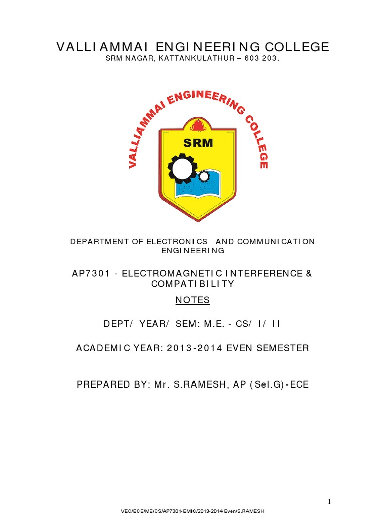 Ap7301 Emi&Emc Notes | PDF | Electromagnetic Interference ...