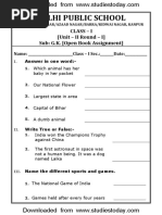 40 Questions OMR Sheet PDF Download | PDF