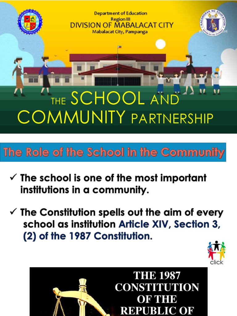 The School and Community Partnership | PDF | Parenting | Relationships