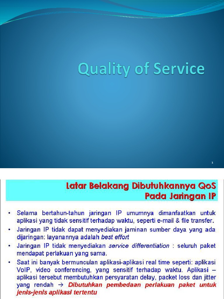 Materi QoS | PDF