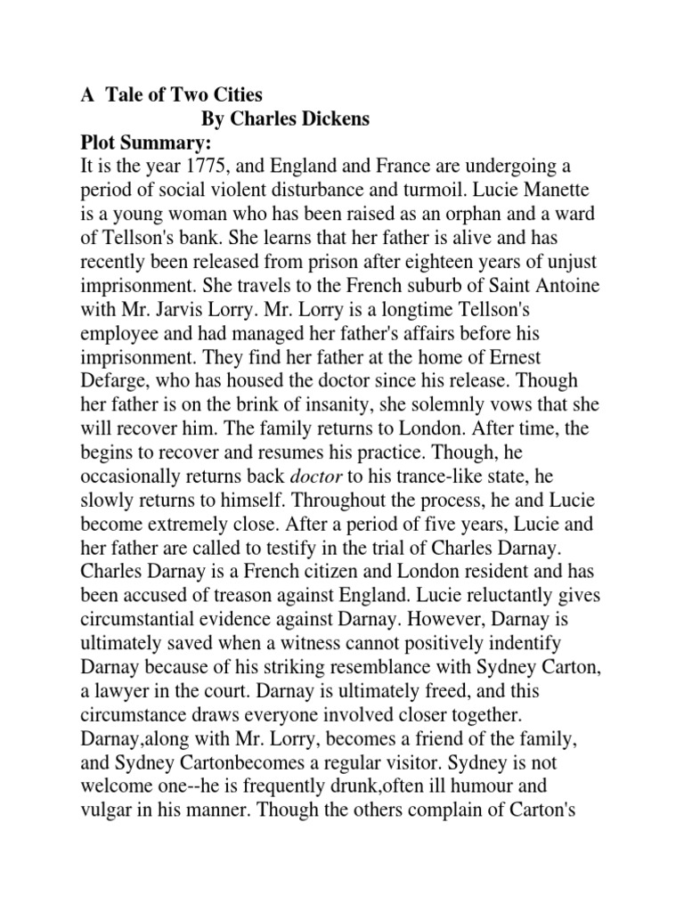 A Tale of Two Cities | PDF | A Tale Of Two Cities