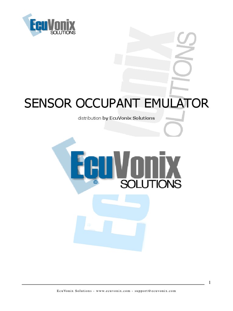Sensor Occupant Emulator | PDF | Business