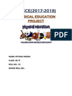 Physical Education Project For Class 12 CBSE | PDF | Sports | Leisure