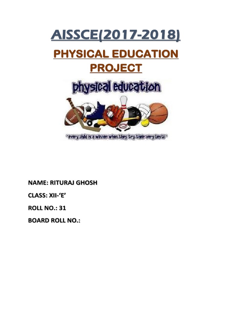 Physical Education Project | Team Sports | Ball Games