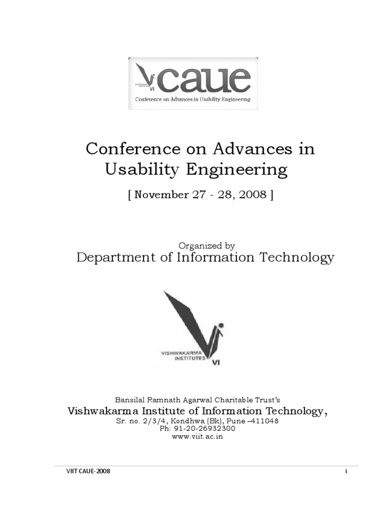 Conference On Advances in Usability Engineering-2008-Pune-Proceeding ...