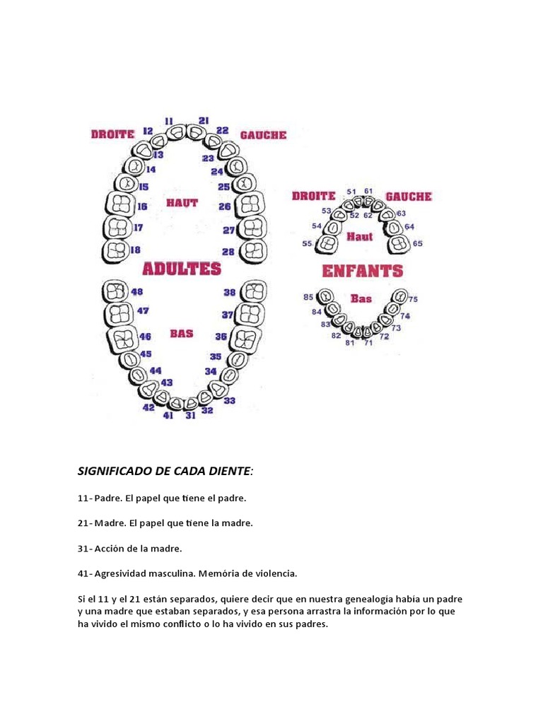 Significado de Los Dienes | PDF | Memoria | Amor