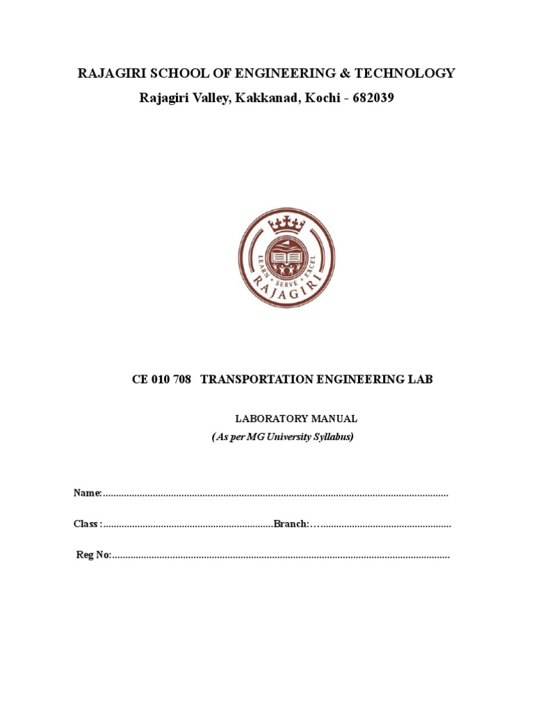 Transportation Lab Experiment | PDF | Asphalt | Chemistry