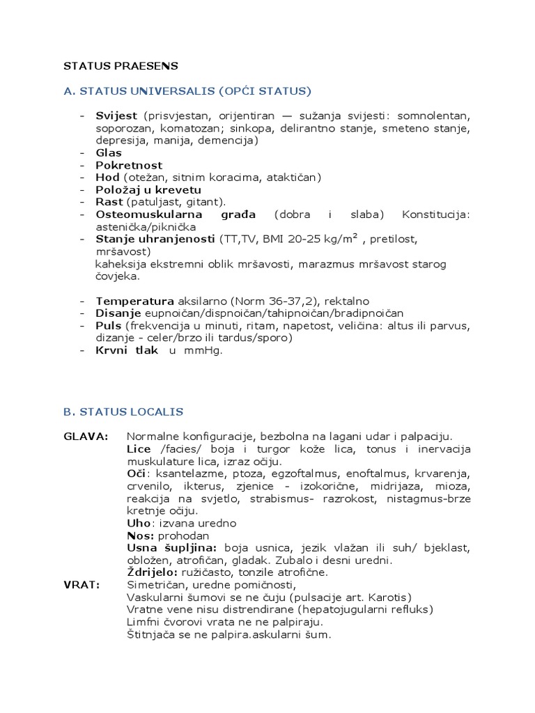 Status Praesens PDF | PDF