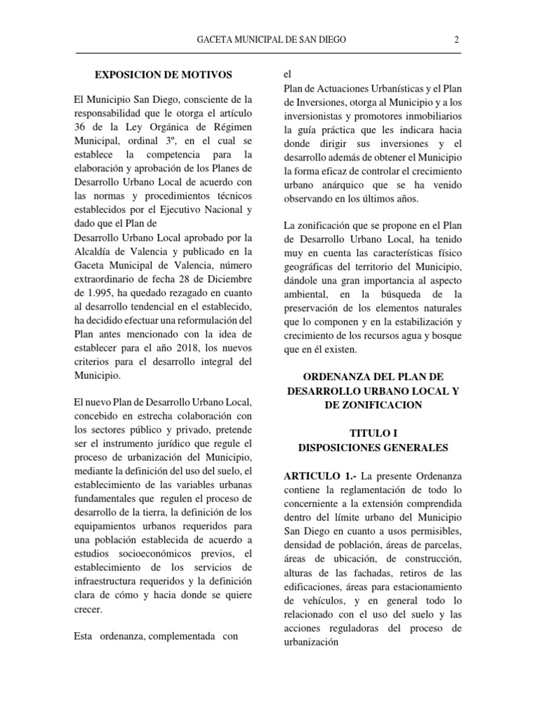 Pdul San Diego | PDF | Calle | Planificación urbana