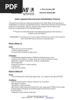 ORIF Ankle Fracture Rehab Protocol | PDF | Surgery | Anatomical Terms ...