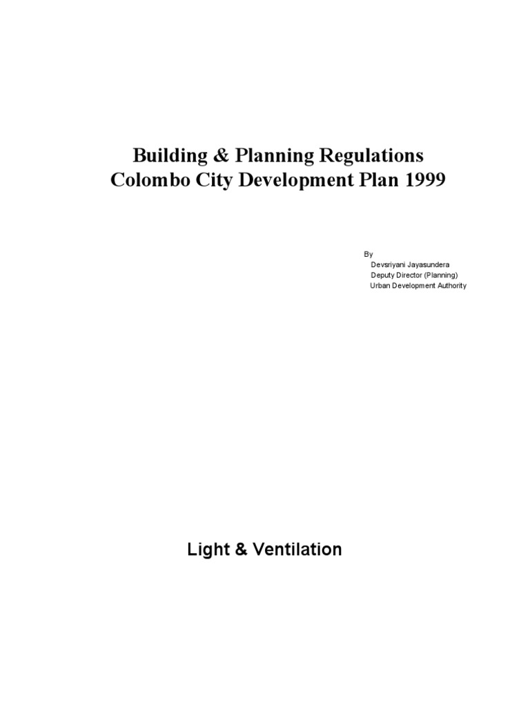 Light & Ventilation - SLIA 5 | PDF | Architect | Building