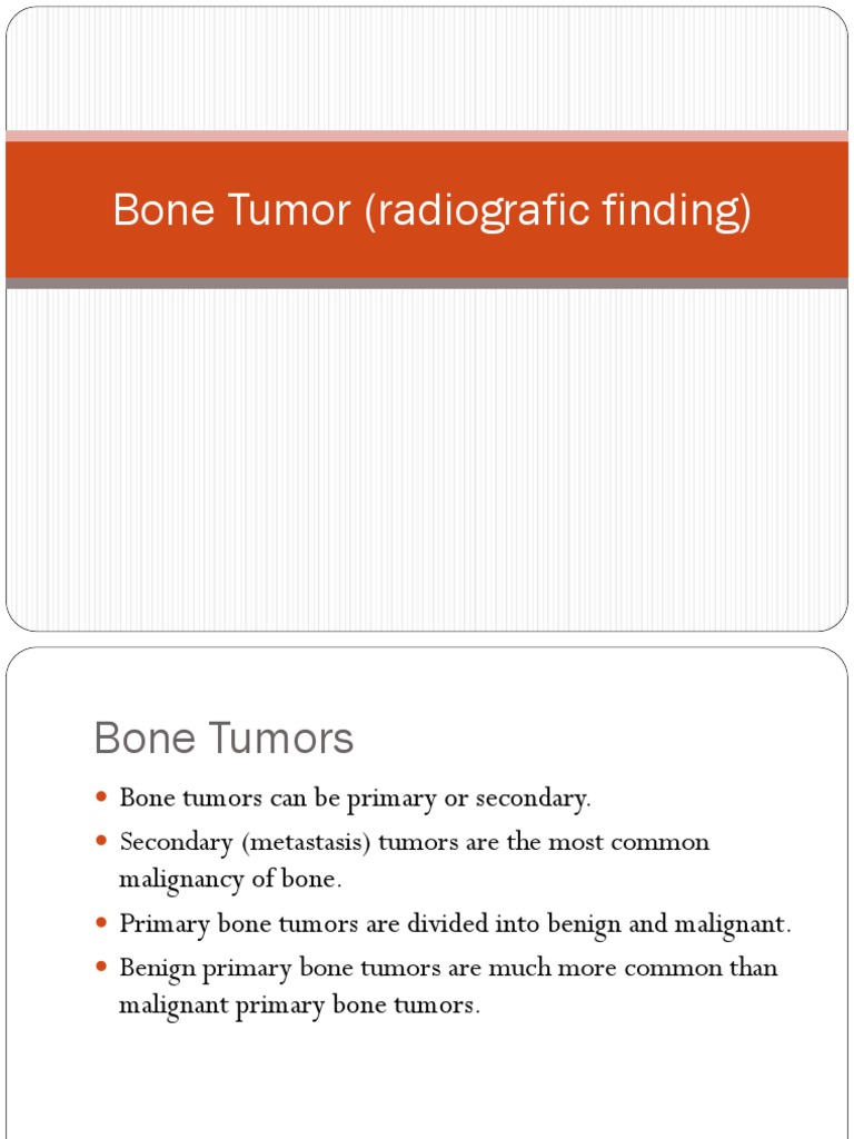 Bone Tumor Radiographic Findings: Key Signs of Benign vs Malignant ...