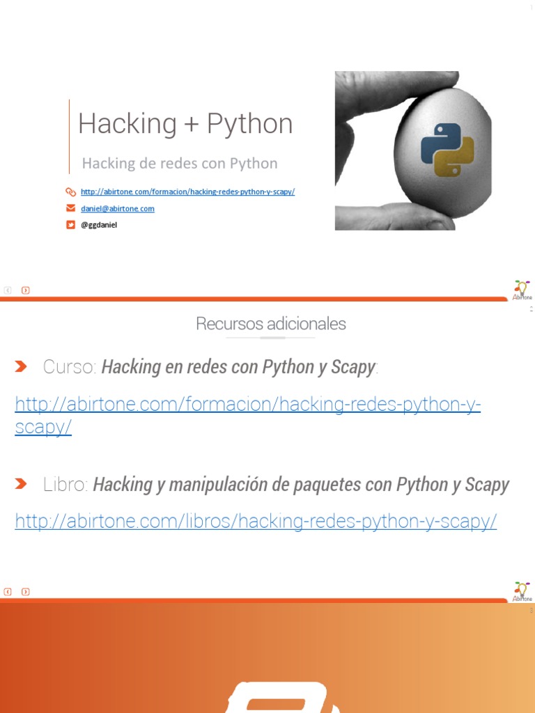 Hacking y Python | PDF | Protocolos de internet | Json