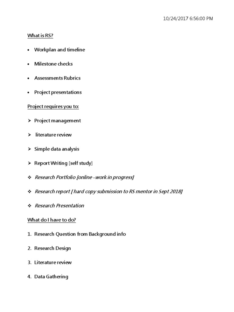 What Is RS?: - Work in Progress) | PDF | Data Analysis | Cognitive Science