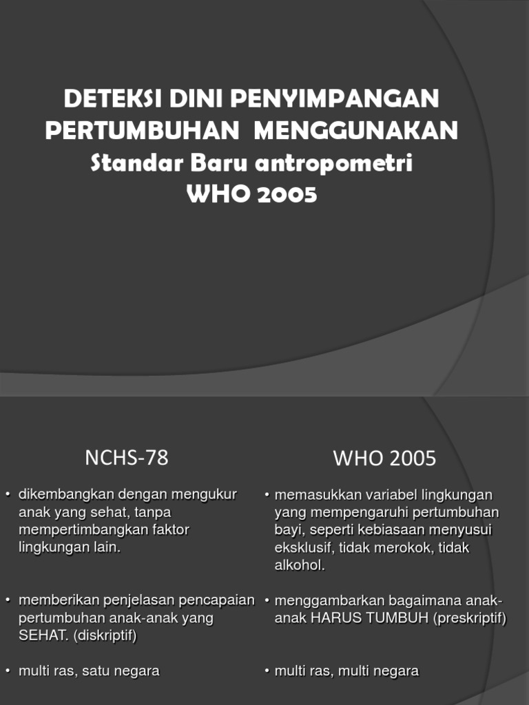 Standar WHO 2005 Dan Kms Baru | PDF
