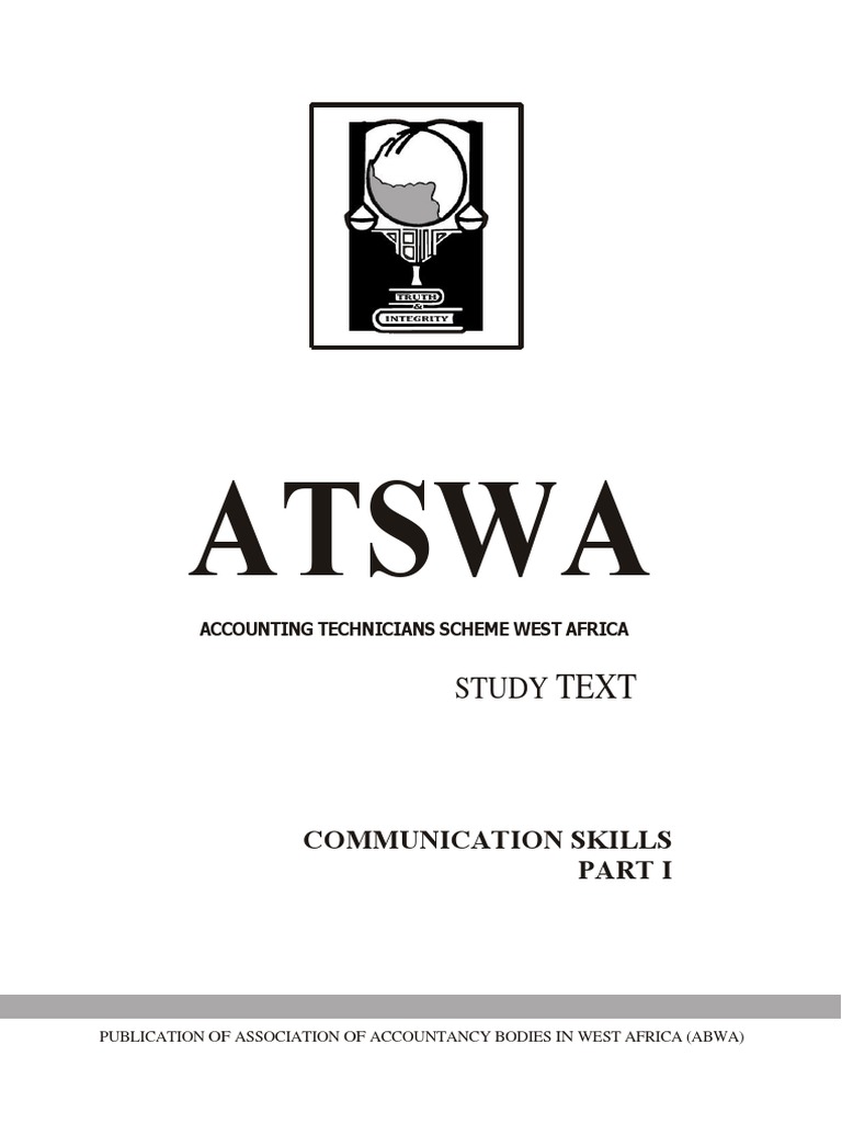 33 - Atswa Communication Skills Part 1 | PDF | Adjective | Sentence ...