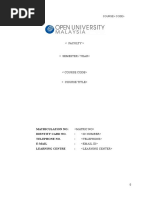 University Assignment Template | PDF
