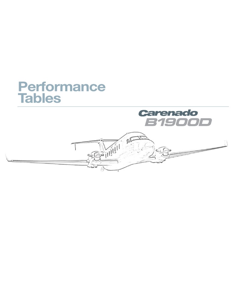 B1900D Performance Tables | PDF