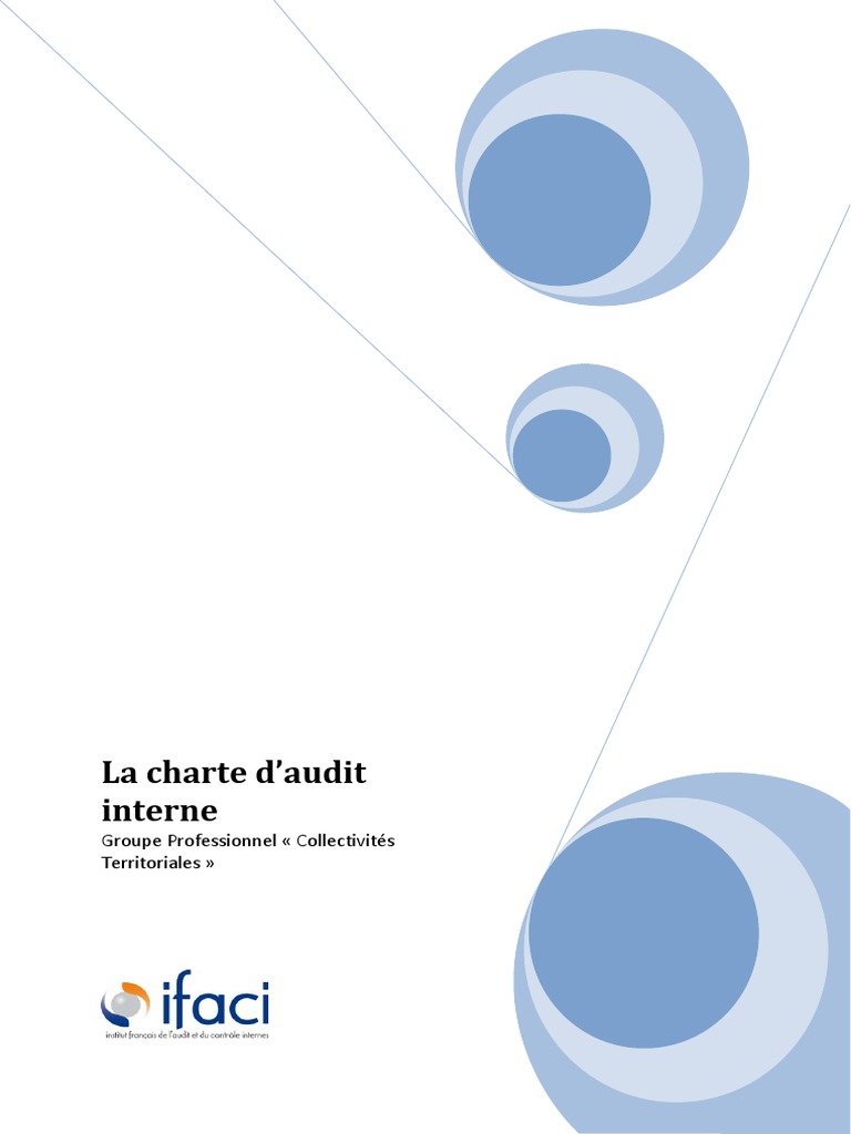 Charte D'audit Interne Adaptée Au Secteur Collectivités Territoriales | PDF | Audit interne | Audit