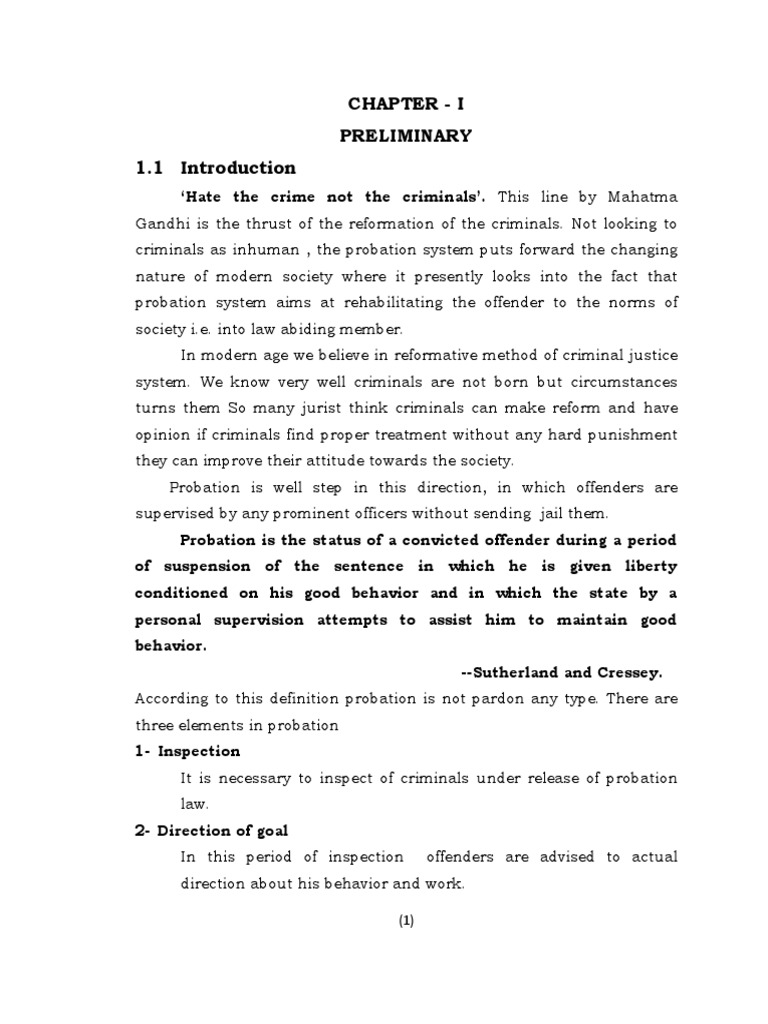 07 Chapter 1 | PDF | Probation | Probation Officer