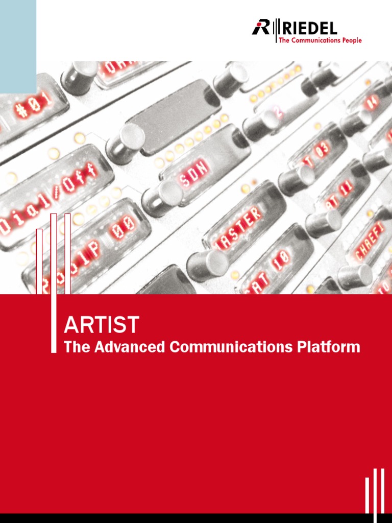 Riedel Artist US | PDF | Computer Network | Radio