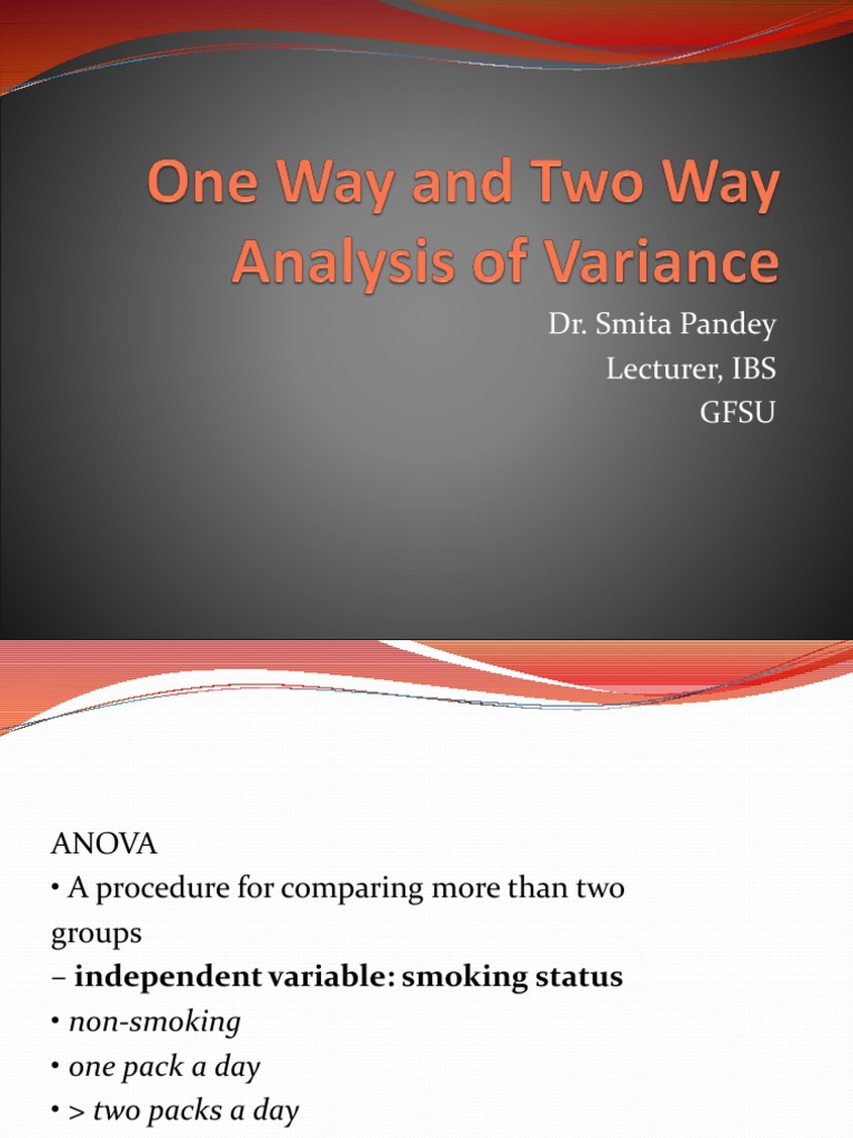 ANOVA Types and Applications Guide | PDF