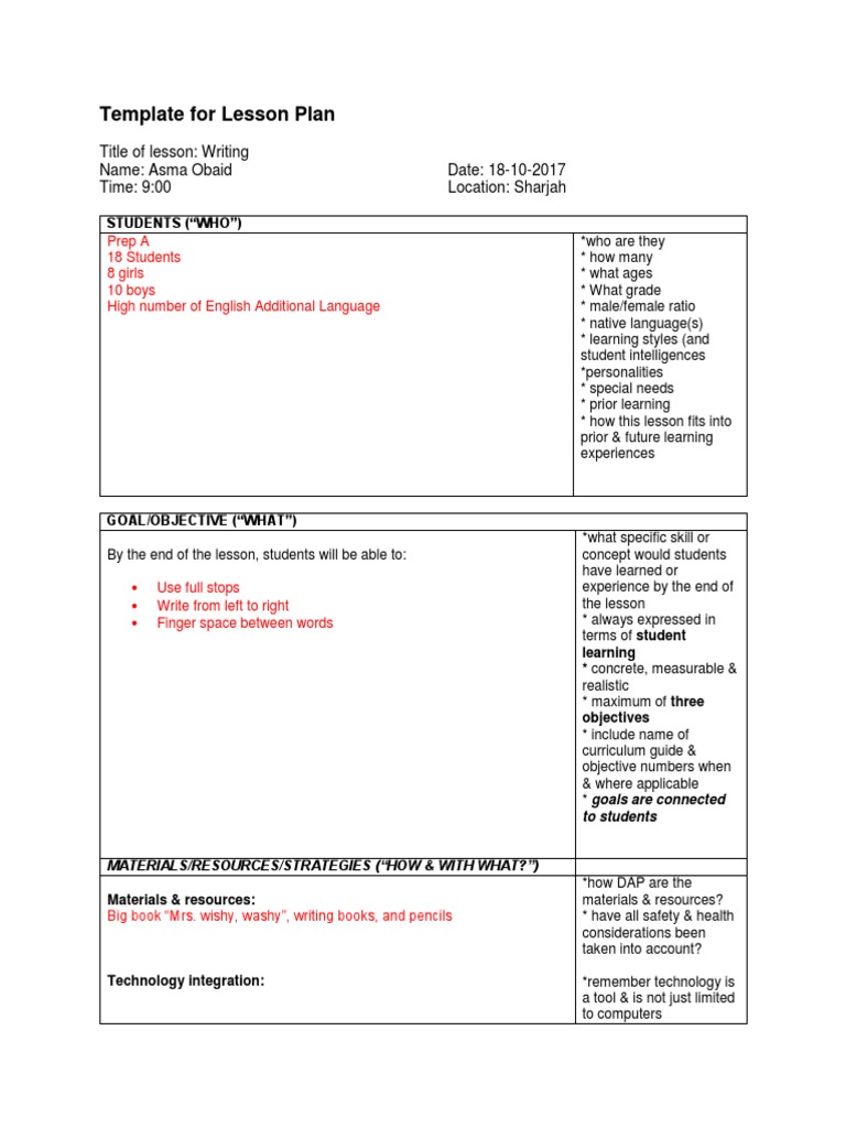 Lesson Plan 2 | PDF | Lesson Plan | Pedagogy