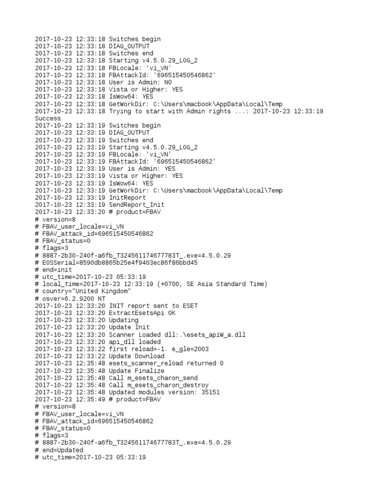 Log | PDF | Windows Registry | Microsoft Software
