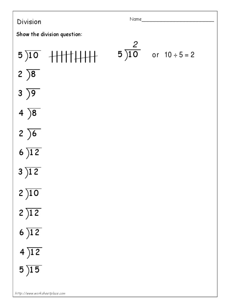 Division: - Show The Division Question | PDF
