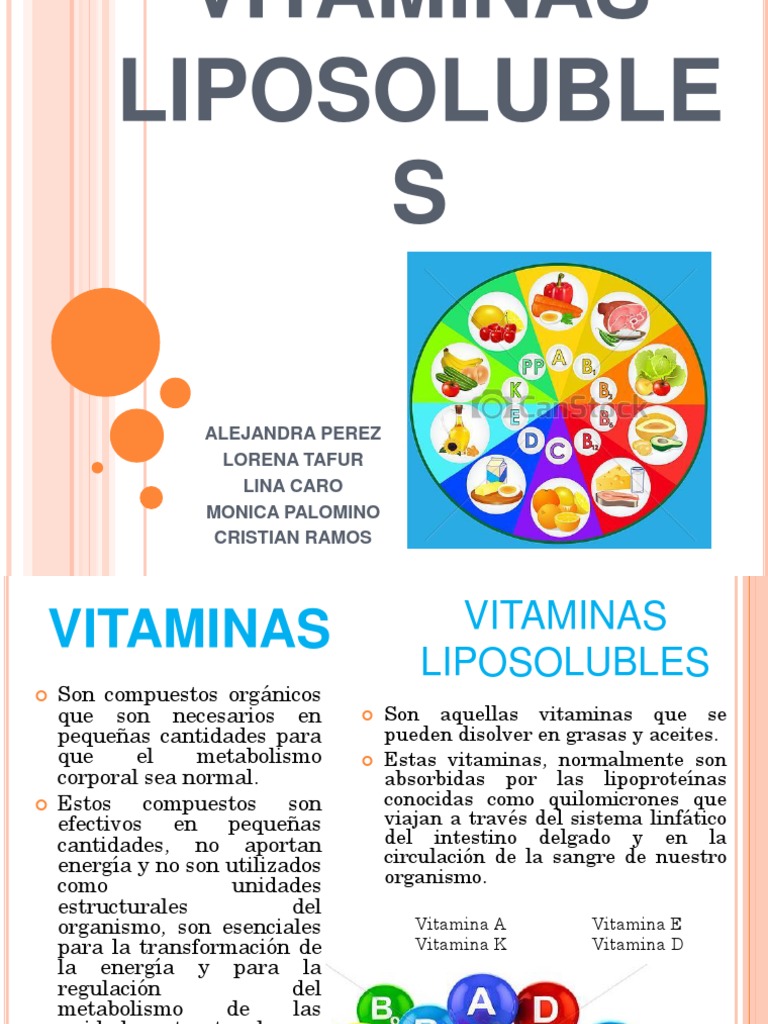 Vitaminas Liposolubles | PDF | Vitamina a | Vitamina D