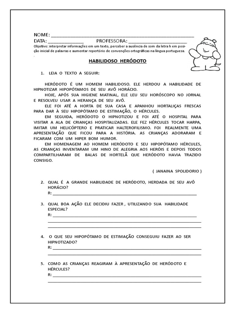 ATIV H INICIAL Habilidoso-herodoto