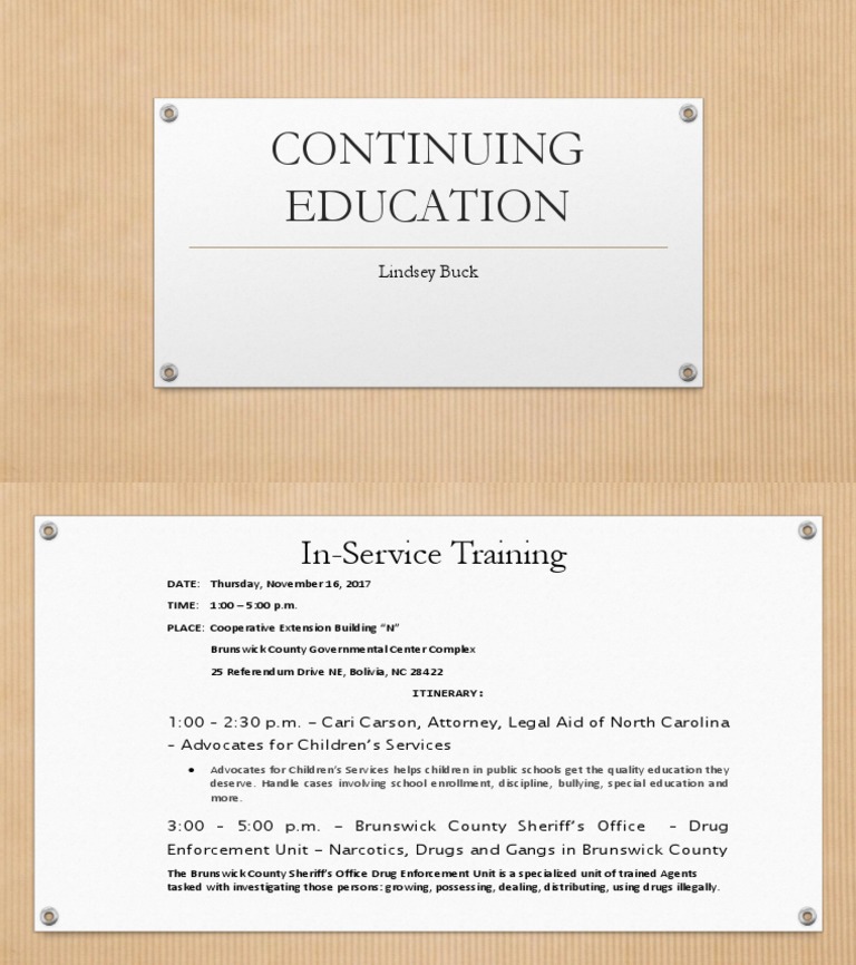 Continuing Education | PDF