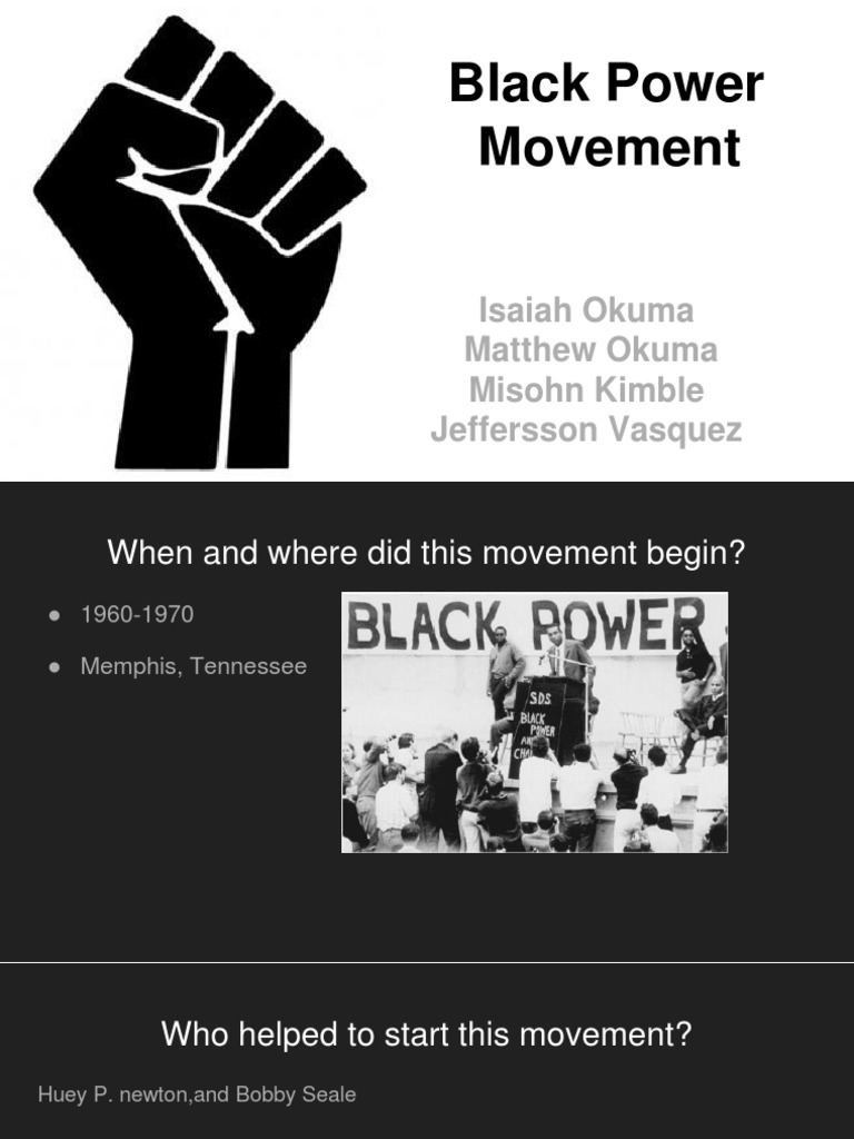 Black Power Movement | PDF | Black Power | Social Movements
