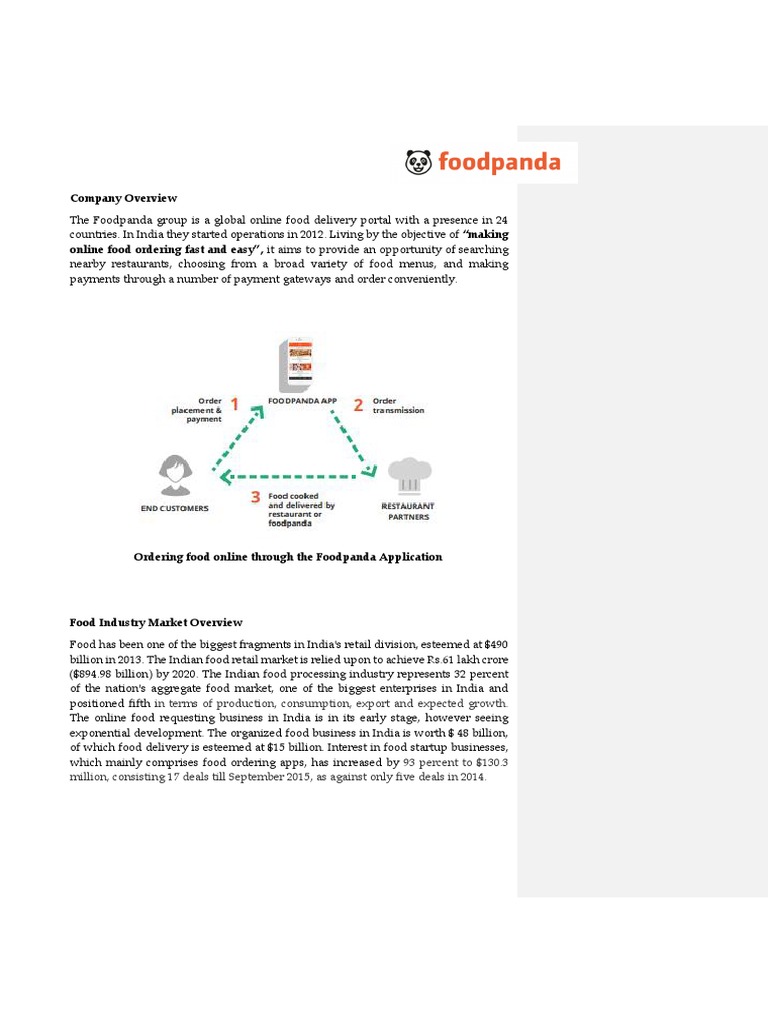 Food Panda | PDF | Restaurants | Marketing