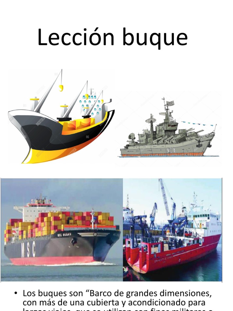Lección Buque | PDF | Buques | Envío