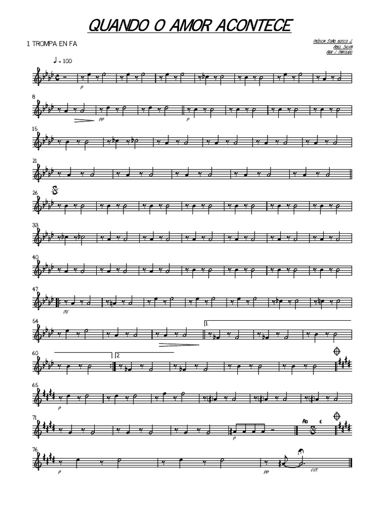 1 Trompa en Fa PDF | PDF