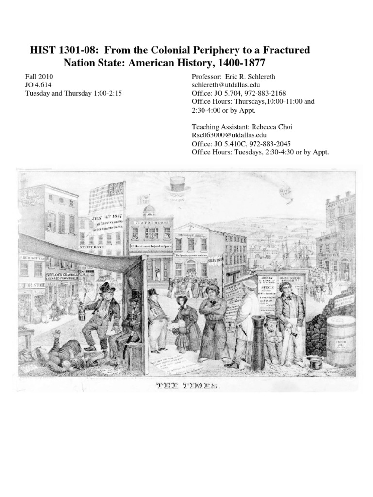 UT Dallas Syllabus For Hist1301.008.10f Taught by Eric Schlereth ...