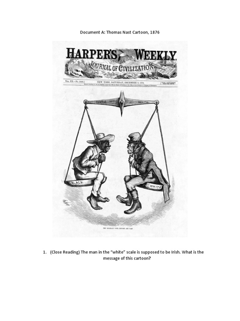 Document A: Thomas Nast Cartoon, 1876 | PDF