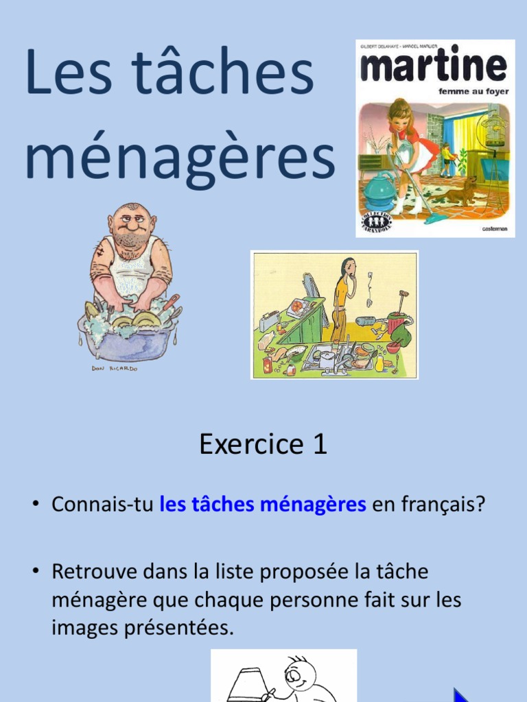 Les Tâches Ménagères | PDF | Loisirs | La nature