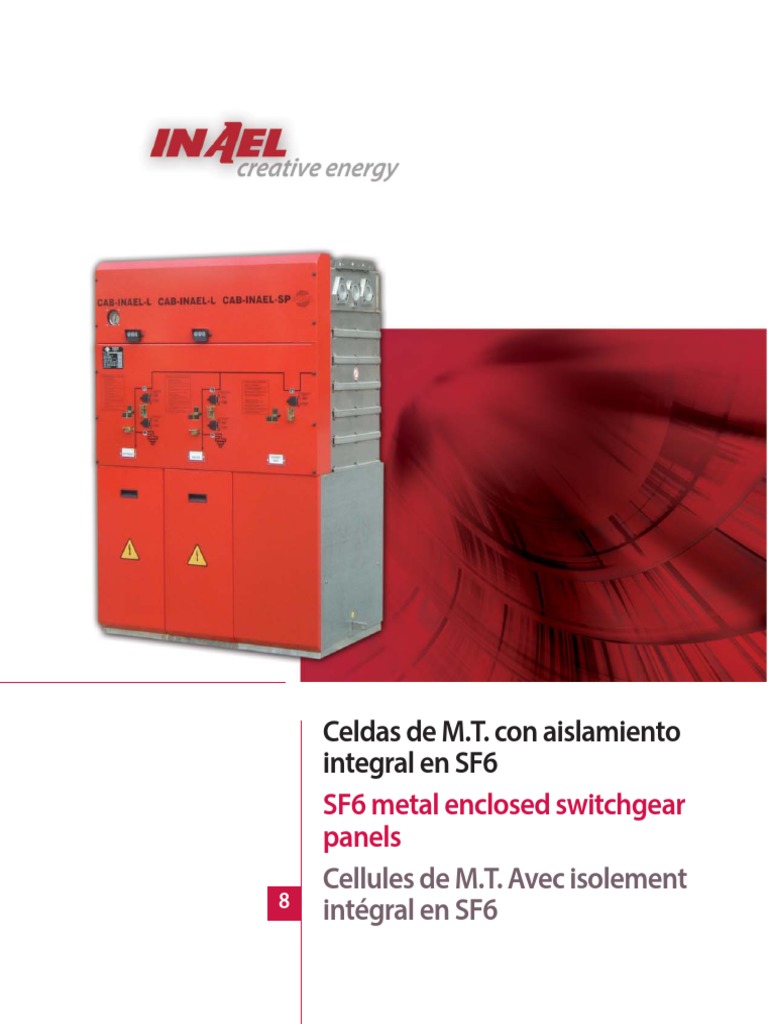 Celdas GIS - Inael | PDF | Fusible (Eléctrico) | Energia electrica