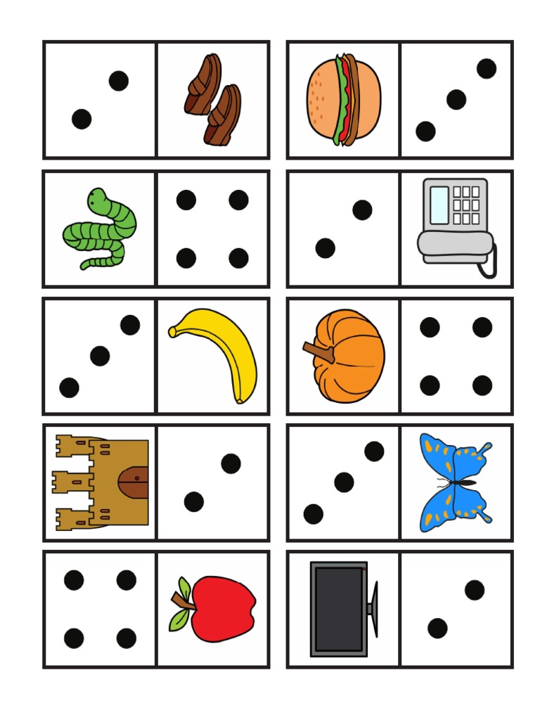 Domino de Silabas para Trabajar Con Niños | PDF