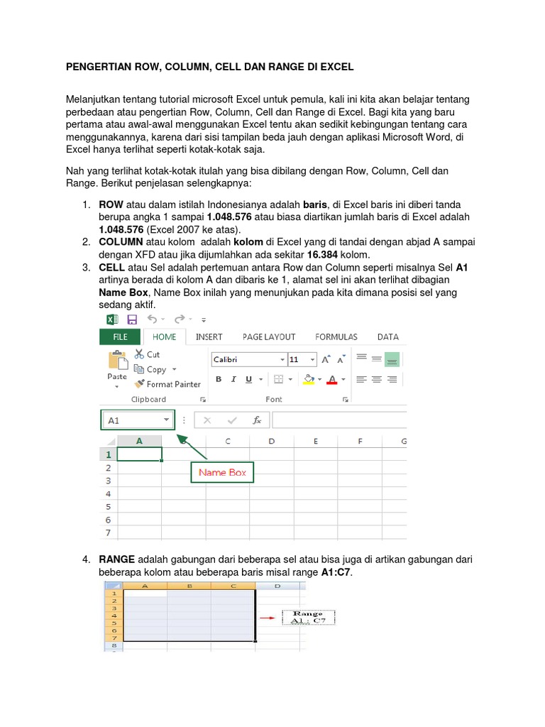 Pengertian Row | PDF