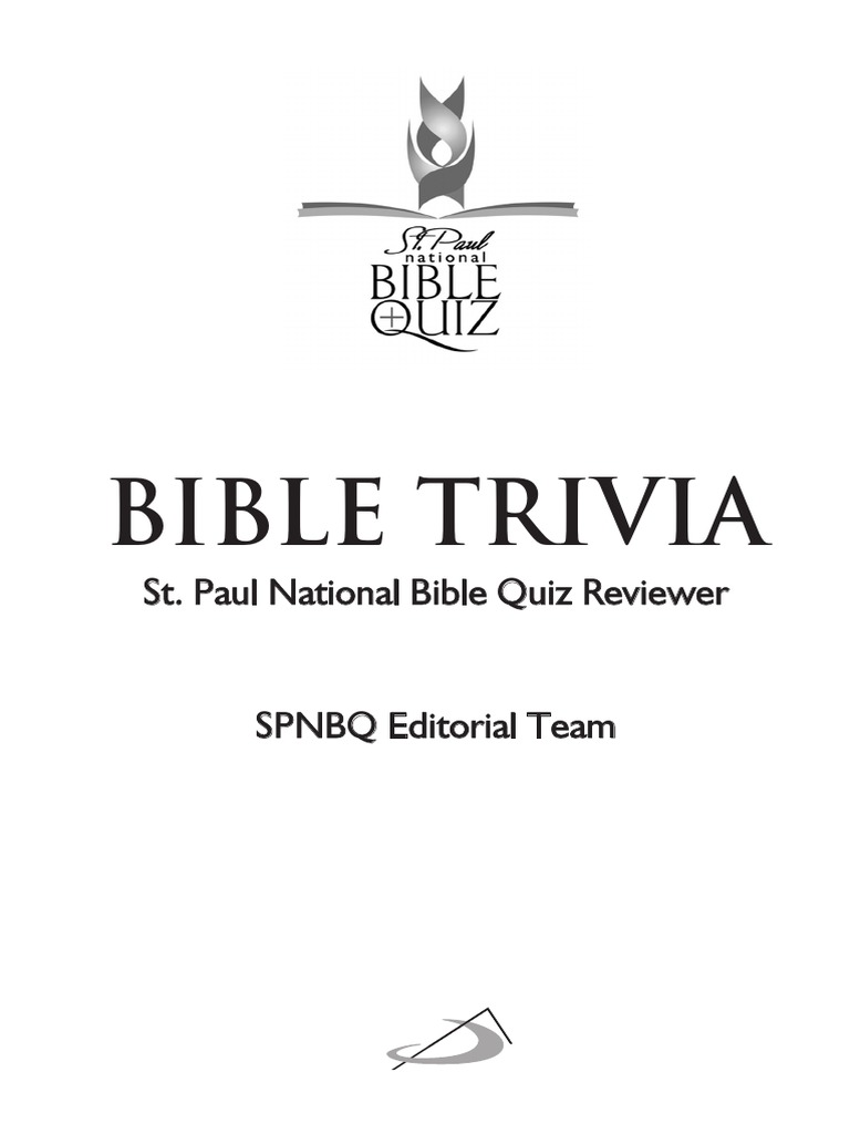 2015 BibleQuiz Reviewer | PDF | Saint Timothy | Paul The Apostle