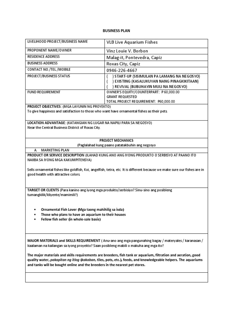 Business Plan | PDF