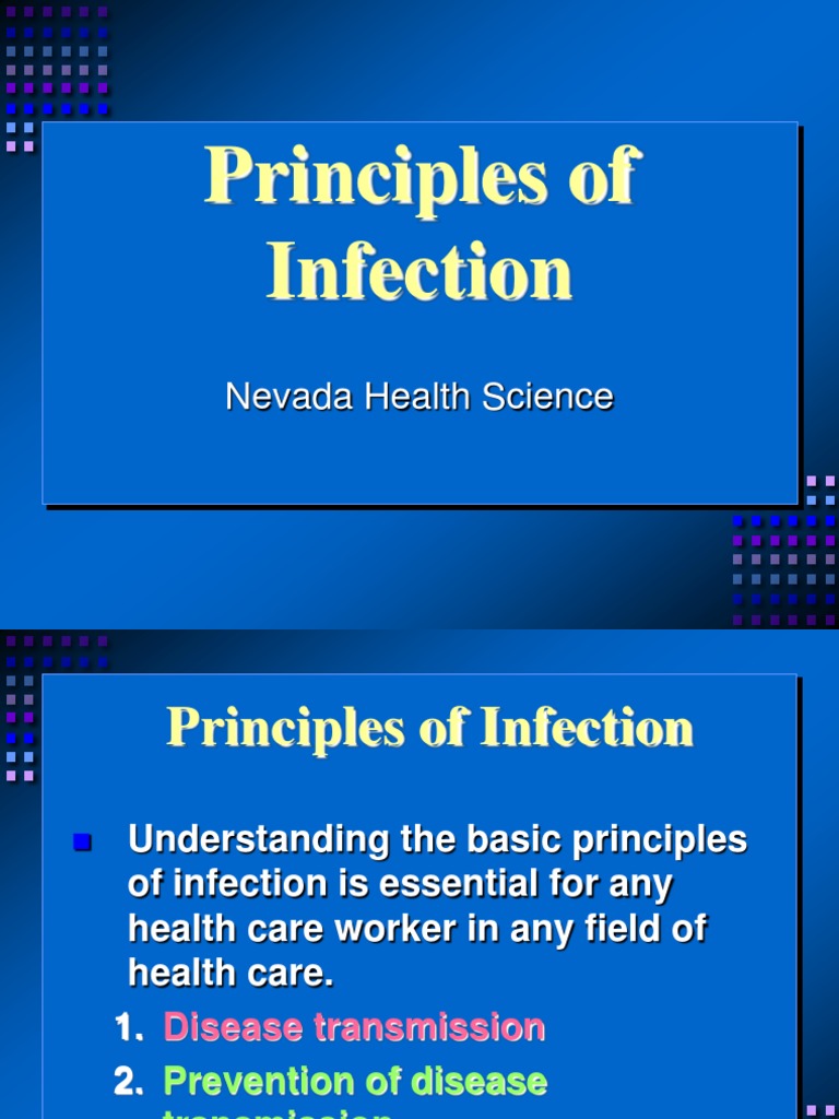 Infection Control Principles Overview | PDF | Pathogen | Infection