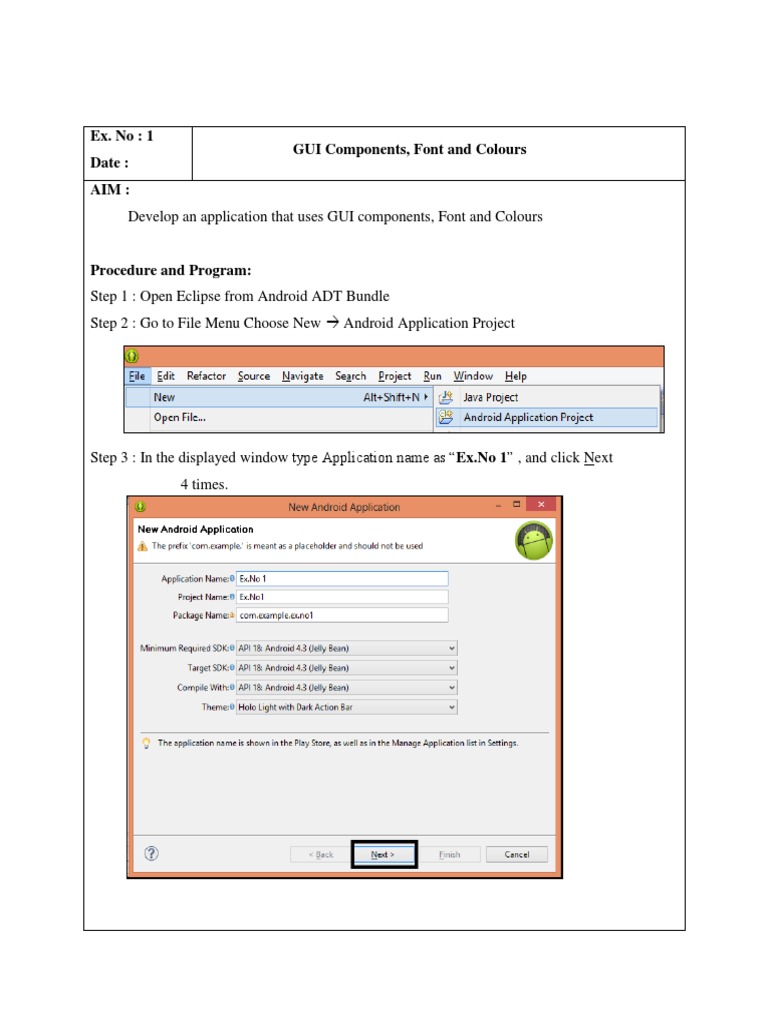 Modifying GUI Components: An Application Demonstrating the Use of Font, Color, and Styling ...