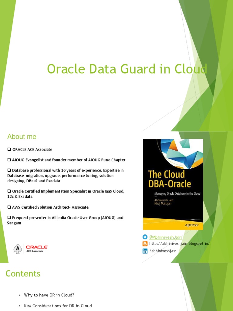 Oracle Data Guard in Cloud | PDF | Oracle Database | Cloud Computing