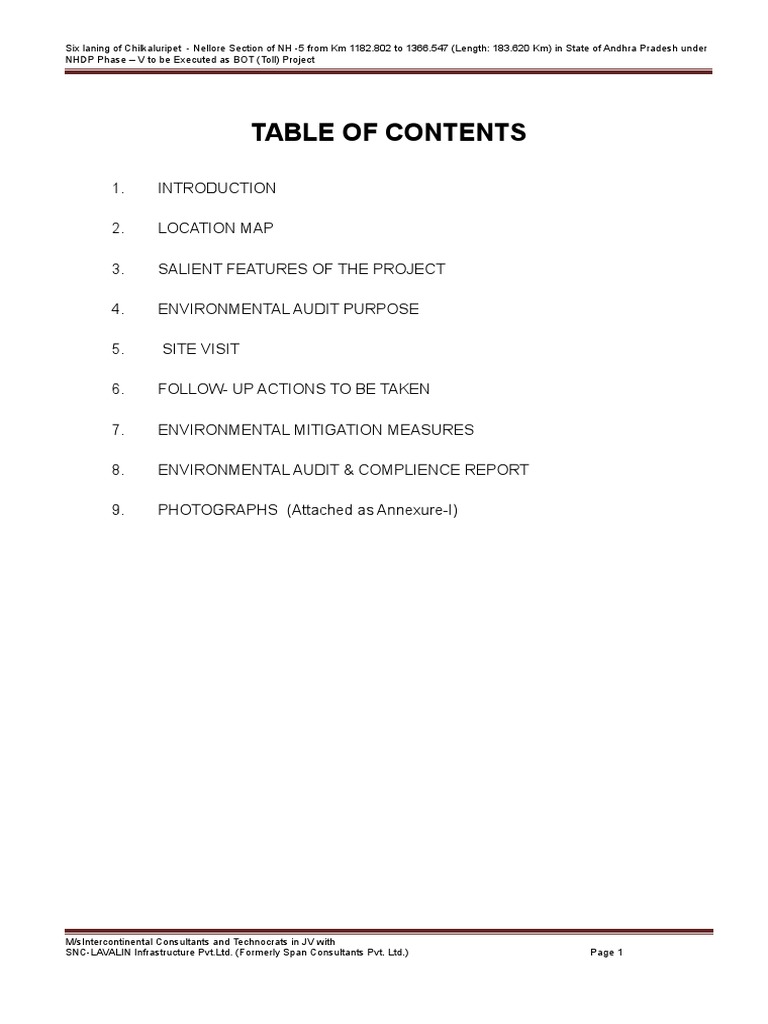 Environmental Audit Report 28.10.17 | PDF | Environmental Monitoring ...