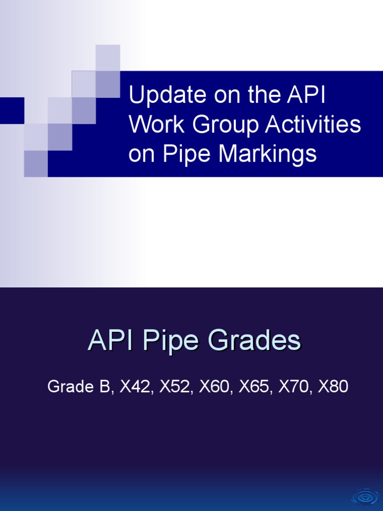 API Pipe Markings Update and Guidelines | PDF | Specification ...