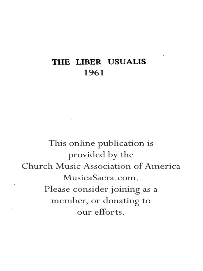 Liber Usualis | PDF | Gregorian Chant | Scale (Music)